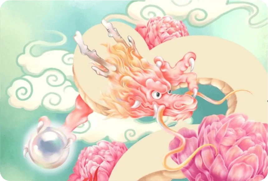 Lucky Dragon Illustration Tutorial for Procreate - Twotap.art